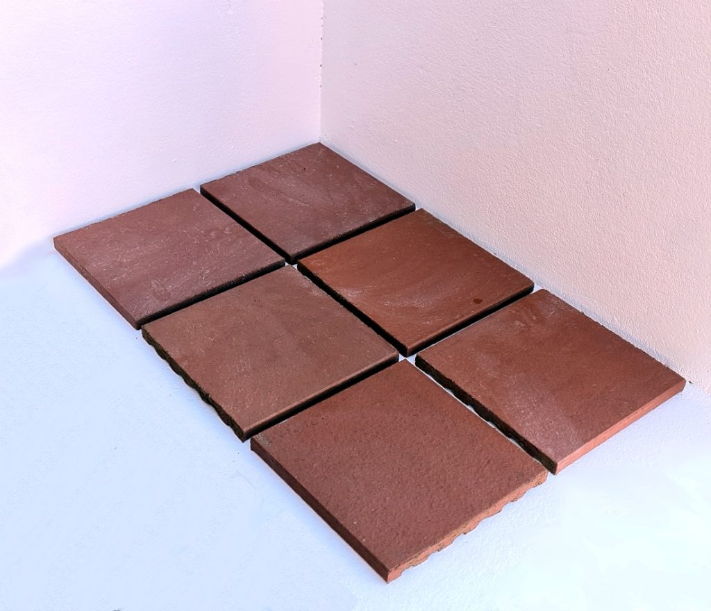 Red Square Quarry Tile Sample » matclad.co.uk